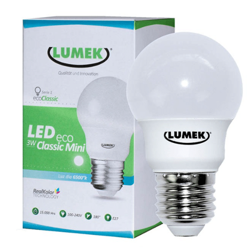 Bombillo LED Lumek E27 Eco Classic 3W 6500K | Led To Go